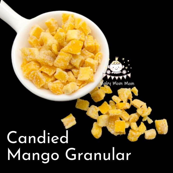 Candied Mango Granular | 芒果脯颗粒 Dried Candied Mango Peel Cube Diced ...