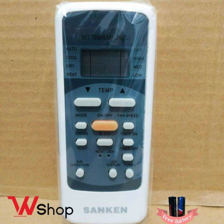 REMOT REMOTE AC SANKEN ORIGINAL-D | Lazada Indonesia