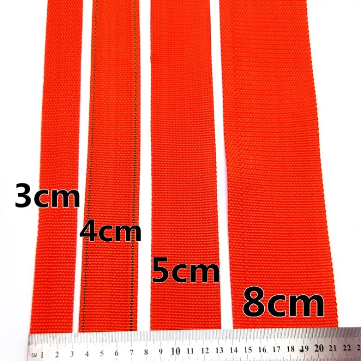 Thick orange safety lifting belt polypropylene belt conveyor belt flat ...