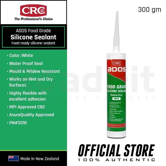 CRC Food Grade Silicone Sealant, White, 300g, 1piece PN#3310 | Lazada PH
