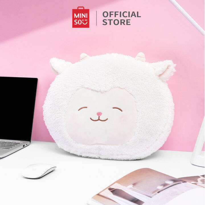 MINISO Sheep Baa Baa Series Plush Toy Sheep Plush Pillow 40x35CM Soft and Cute Toy Pillow Girls ...