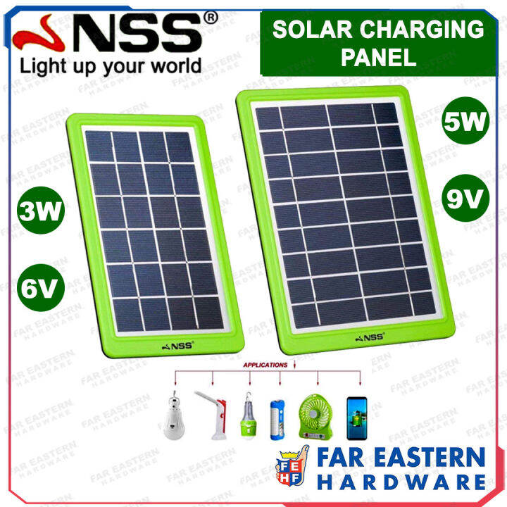 NSS Solar Charging Panel NS-03W | NS-05W | Lazada PH