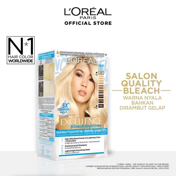 Loreal Paris Excellence Bleach Supreme | Lazada Indonesia