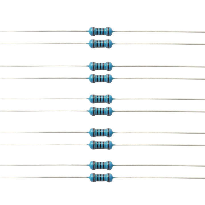 10pcs 5 band 2k ohms resistor 0.25w 1/4W Metal Film Resistor Kit 1% Resistor for pcb breadboard ...