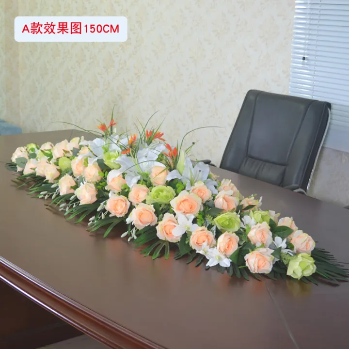 Simulation Conference Table Plastic Flower Dried Flower Business Ho ...