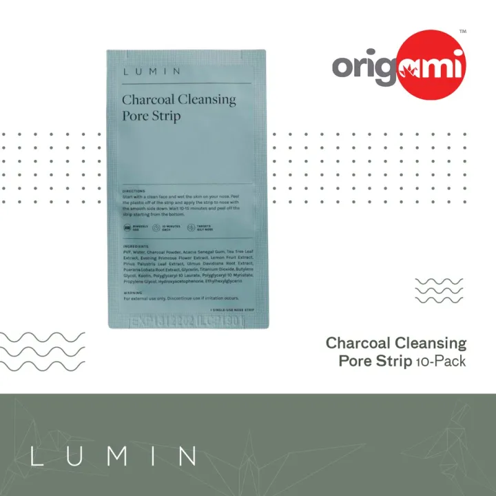 Lumin Skin Charcoal Cleansing Pore Strip 10-Pack | Lazada PH