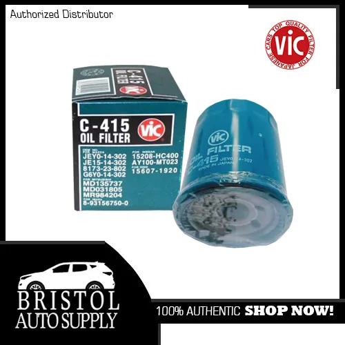 VIC Oil Filter C-415 for Mitsubish Lancer / Galant / Space Wagon ...