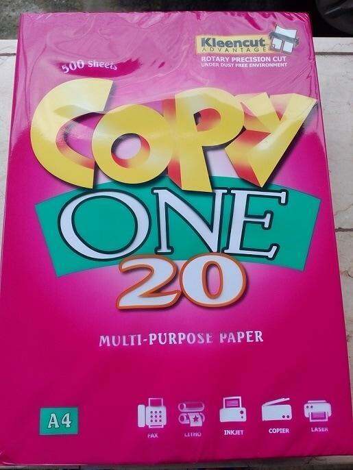 Copy One Bond Paper Substance 20 (500sheets) 70GSM A4 Size (8.5*11.75 ...