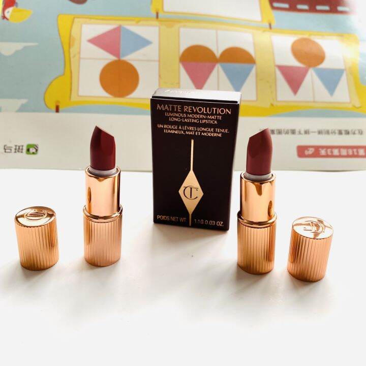 Rare! charlotte tilbury/CT lipstick sample walk of no sxxxx 1.1g ...