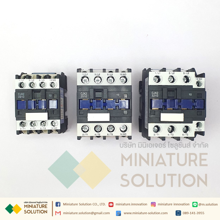 แมกเนติก AC CJX2-1210 CJX2-1201 1811 1211 AC Magnetic Contactor แมกเนติ ...