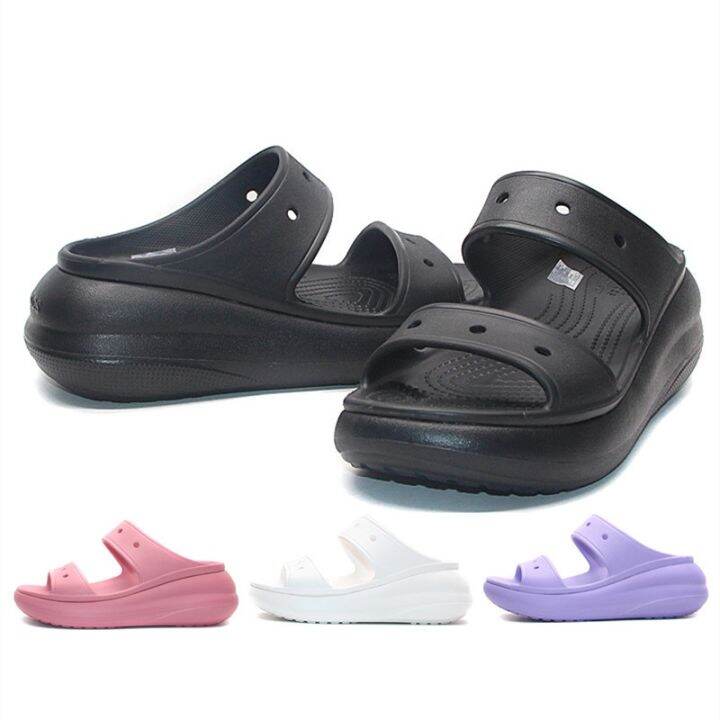 Original crocs women sandals plus size shoes kasut perempuan ready ...