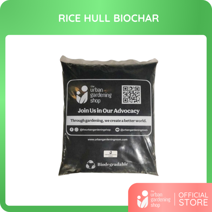 8-liter RIce Husk Biochar (Carbonized Rice Hull) | Lazada PH
