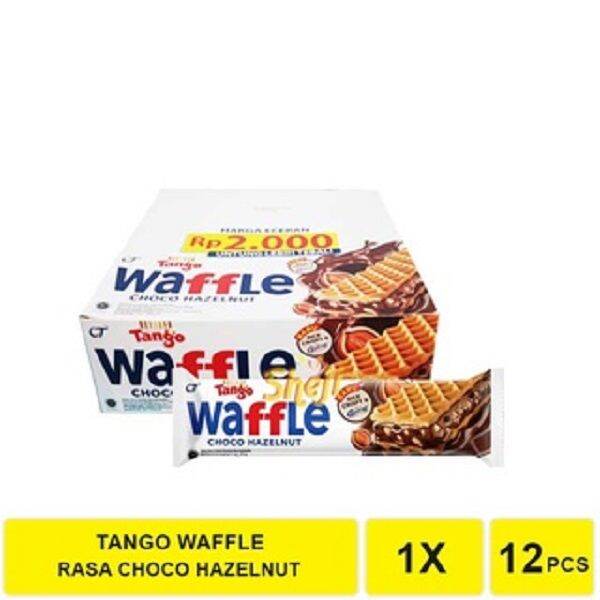 Tango Waffle Choco Hazelnut Wafer 25G 1 Pak Isi 12 Pcs | Lazada Indonesia