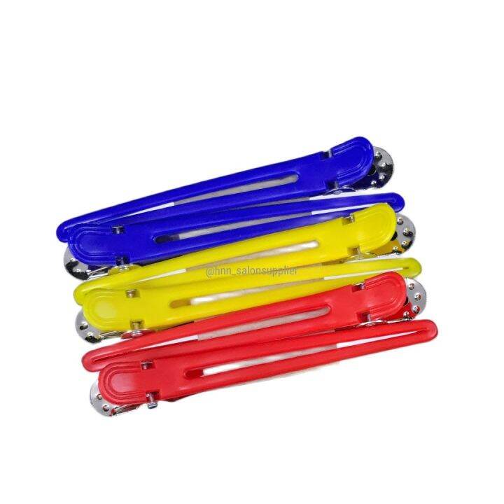 Jepit Bebek Gigi Parting Alat Rambut Salon Warna Warni 6pc | Lazada ...