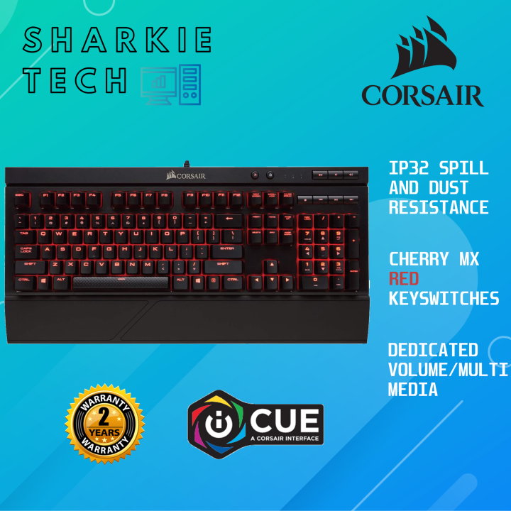 Corsair K68 Mechanical Gaming Keyboard — CHERRY® MX Red LED | Lazada