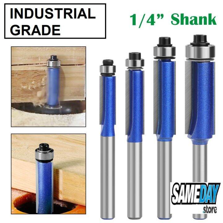 Mata Profil Lurus Straight Flush Trimmer Router Bits Top Bearing HPL ...