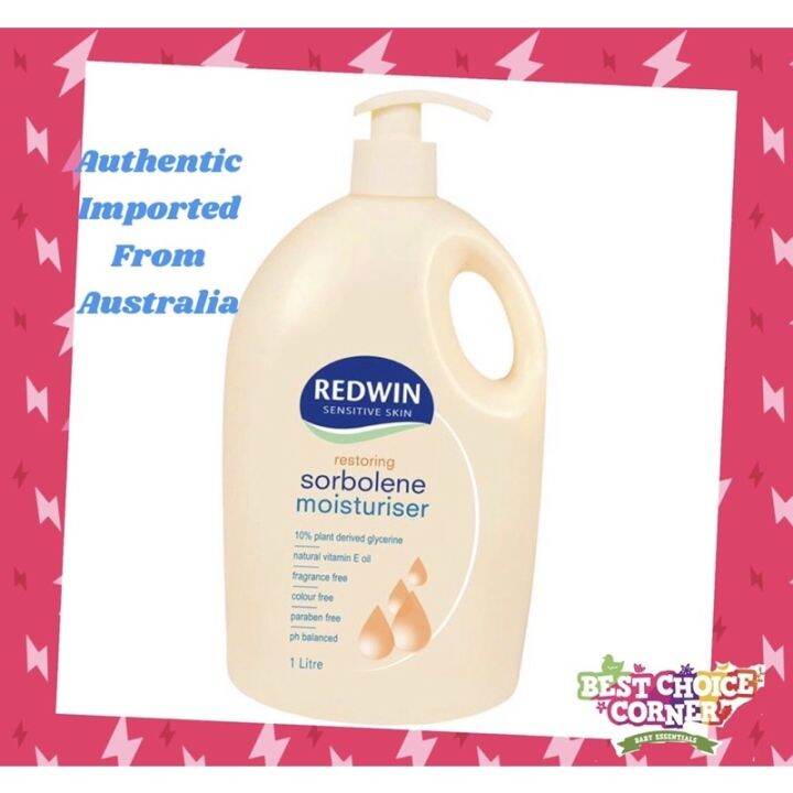 ON ON Redwin Sorbolene Moisturiser Lotion with Vitamin E ( 1 litre ...