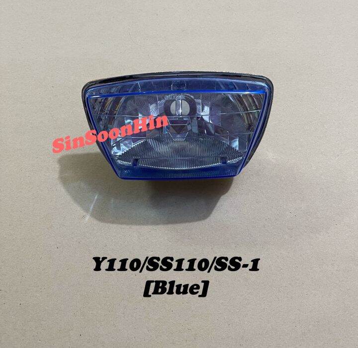 Yamaha Y110 SS110 SS-1 Head Lamp Diamond Eye (Blue) | Lazada