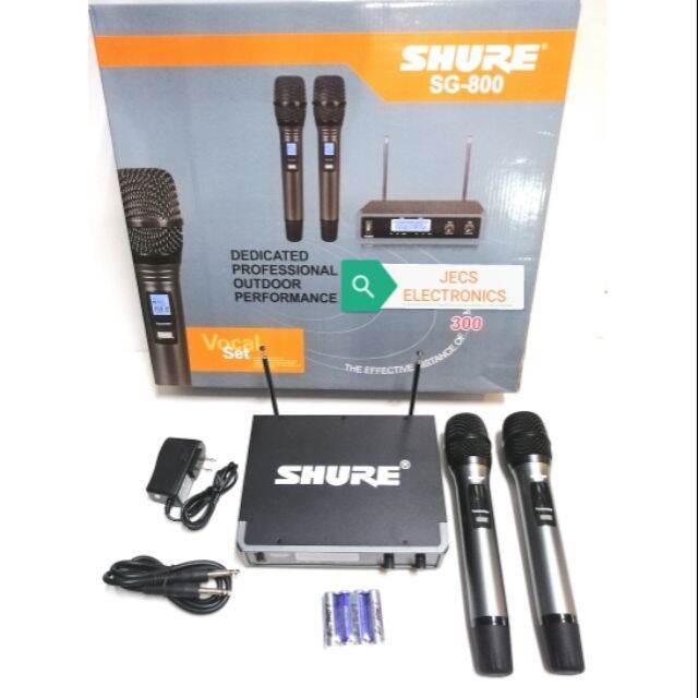 SHURE WIRELESS MICROPHONE SG-800 | Lazada PH