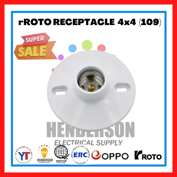 CEILING RECEPTACLE 4x4 (109) | Lazada PH