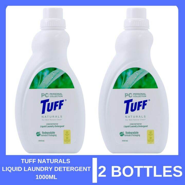 Personal Collection Tuff Natural Liquid Detergent (2 bottles) 1000 ml ...