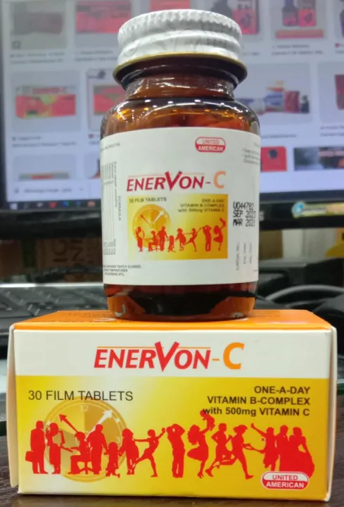 ENERVON - C VITAMIN B - COMPLEX WITH 500MG VITAMIN C | Lazada