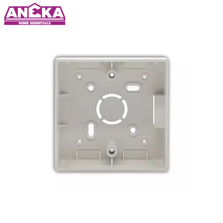 3x3 PVC Surface Nut Box Switch Base Switch Box Socket Single Base Cover ...