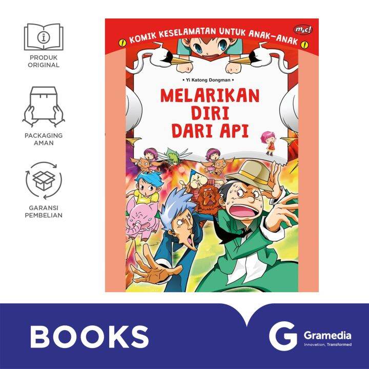 Komik Keselamatan untuk Anak-Anak : Melarikan Diri dari Api | Lazada ...