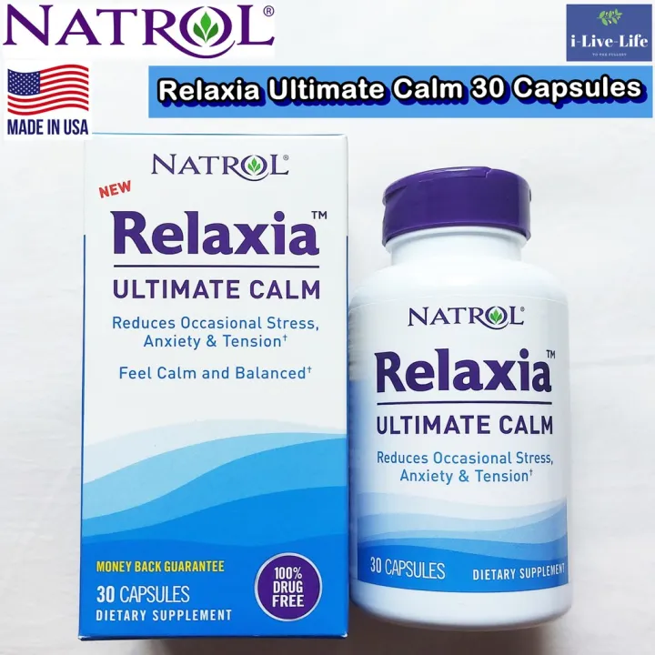 57% OFF สินค้าราคา Sale!!! โปรดอ่านรายละเอียดสินค้า EXP: 07/2022 อาหารเสริม Relaxia Ultimate ...