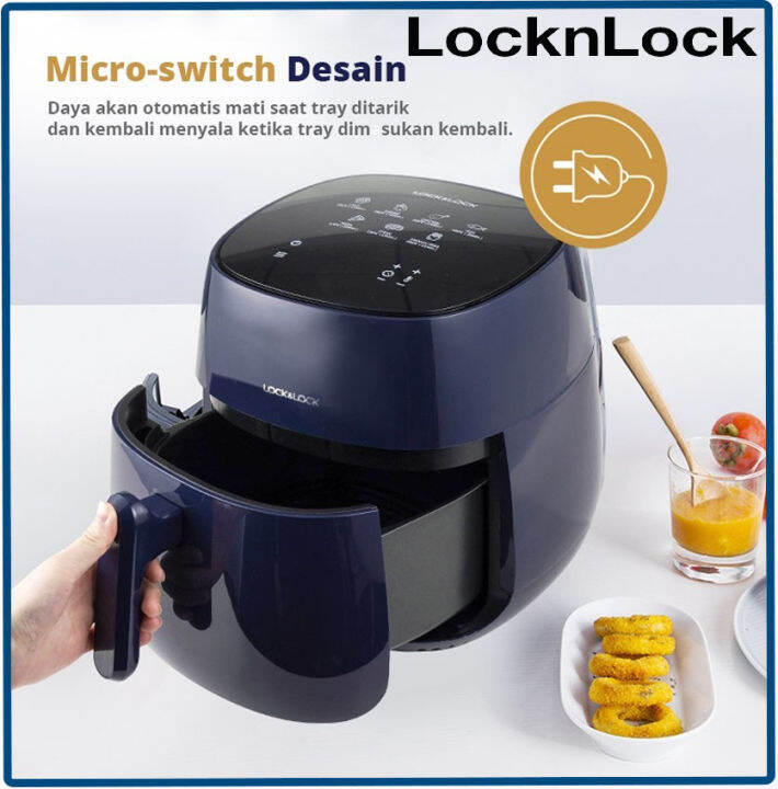 AIR FRYER LOCKNLOCK/LOCK N LOCK/LOCK & LOCK EJF273BLU - 4 Liter ...