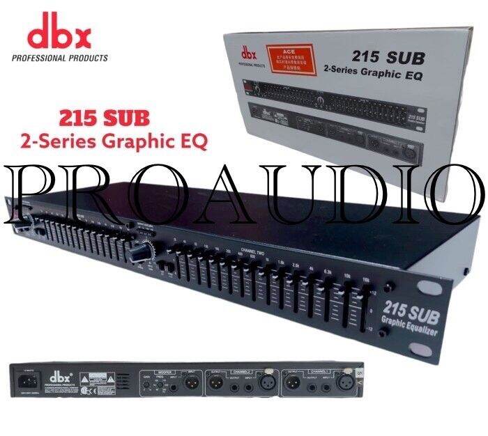 EQUALIZER DBX 215 + SUBWOOFER GRADE A + TRAFO - NON SWITCHING GRADE A | Lazada Indonesia
