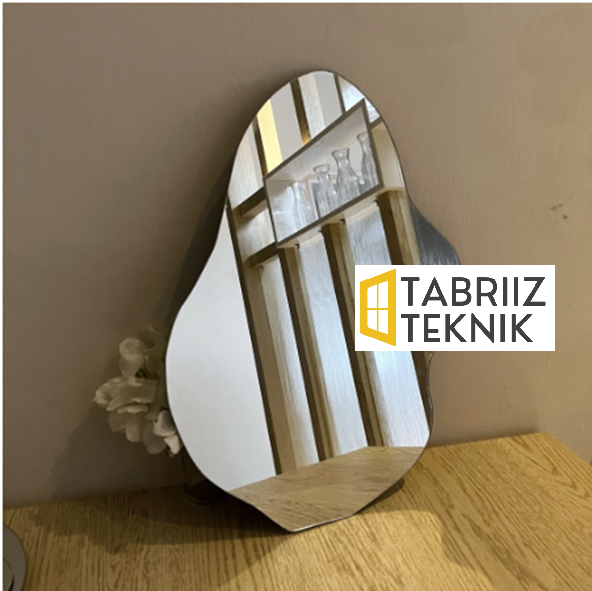 Kaca Cermin Dinding Tempel Aesthetic Lebar 27CM Tinggi 40CM / Kaca ...