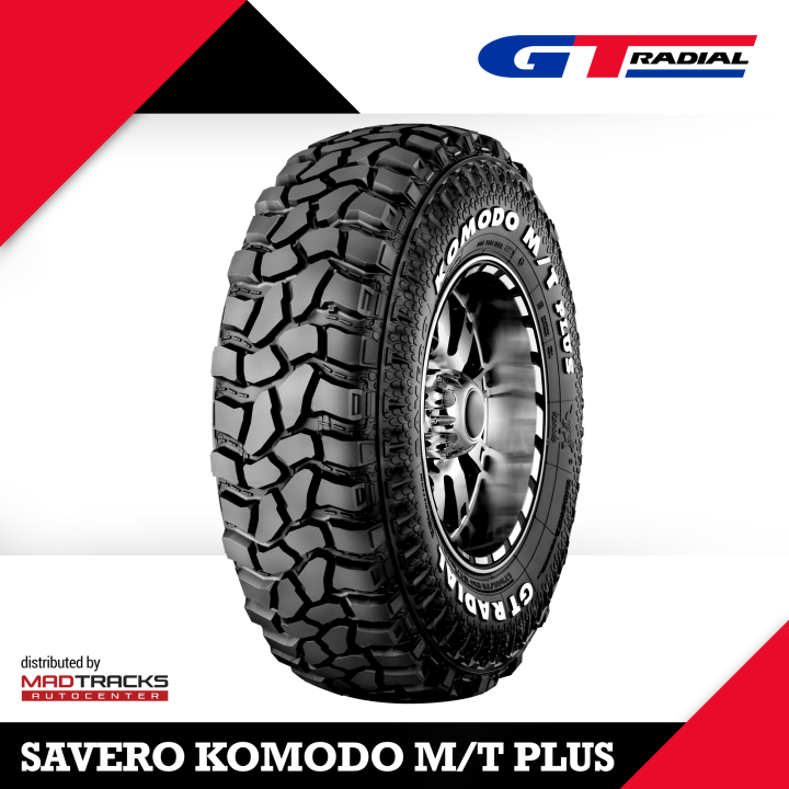 GT Radial 265/75 R16 112/109Q 6PR RWL Savero Komodo M/T Plus Tire ( 265 ...