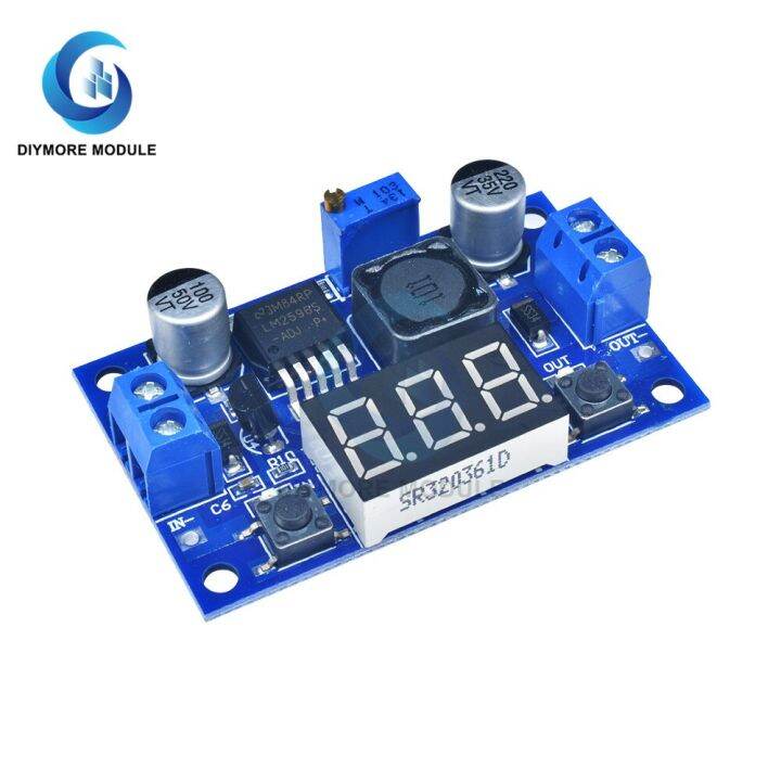 LM2596 DC DC Step Down Power Supply 4 40V to 1.25 37V 2A Adjustable Voltage Regulator Converter ...