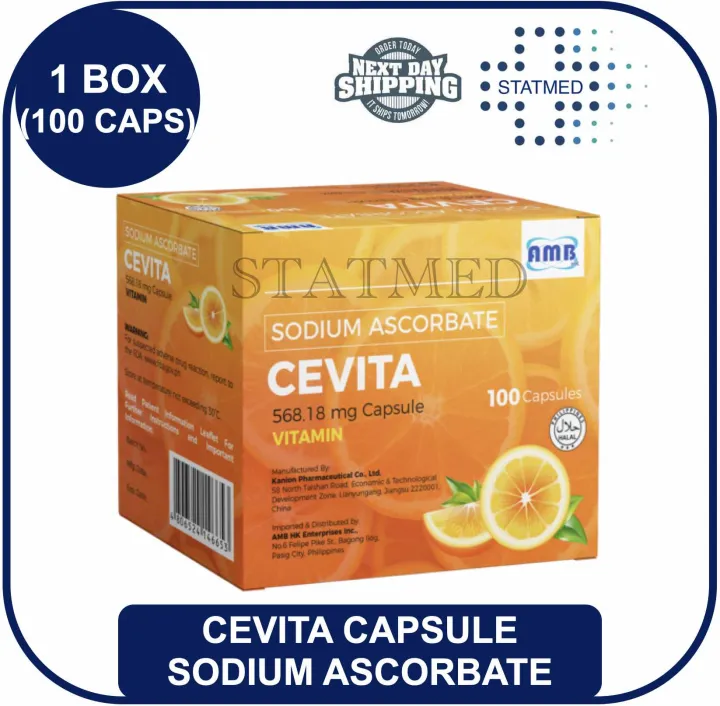 Cevita Sodium Ascorbate Capsule 1 box [100 caps] | Lazada PH
