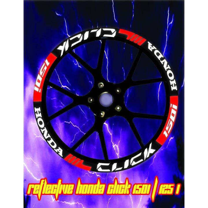 Reflective and Non reflective Mags Sticker Decals for HONDA click 125i ...