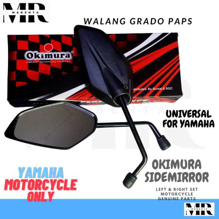 ORIGINAL OKIMURA (YAMAHA) GENUINE NO GRADE MOTORCYCLE SIDEMIRROR FOR ...