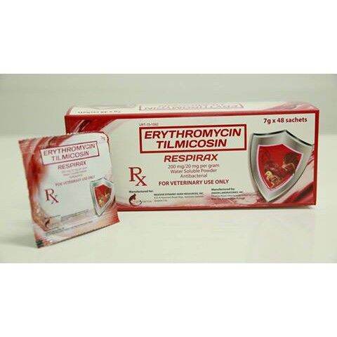 5 sachets Mad Science Respirax 7g Antibacterial for Gamefowl Rooster ...