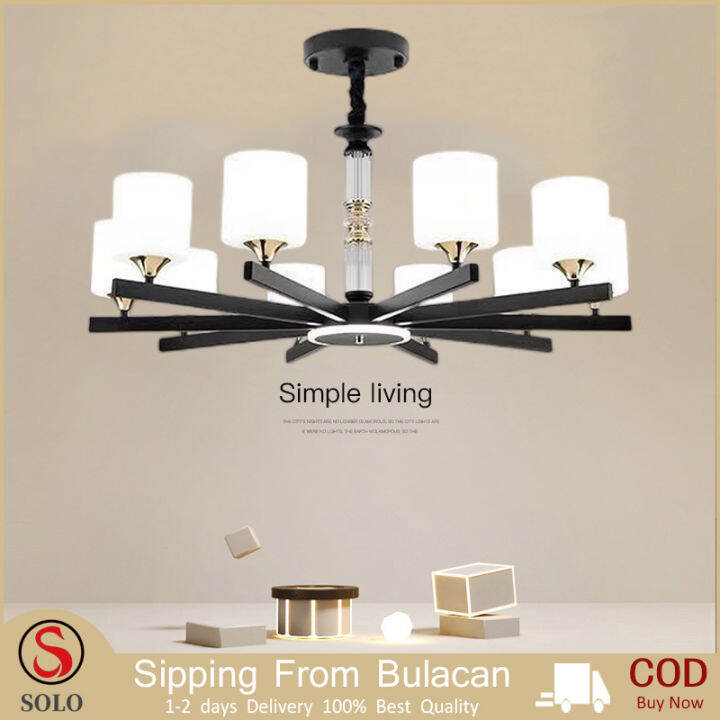 SOLO Nordic Chandelier Ceiling Light Sala Center Light for Living Room ...