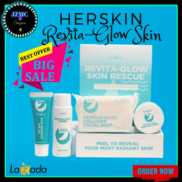 Original HerSkin Revita-Glow Skin Rescue Set by Kath Melendez (OnHand ...