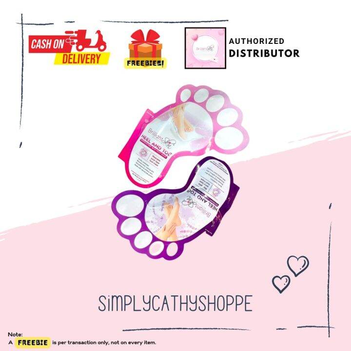 ♩Brilliant Skin Essentials Heal and Toe Exfoliating Foot Mask♙ | Lazada PH