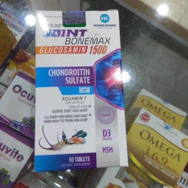 Combo 2 hộp Viên xương khớp JOINT CARE BONEMAX GLUCOSAMIN 1500 chính ...