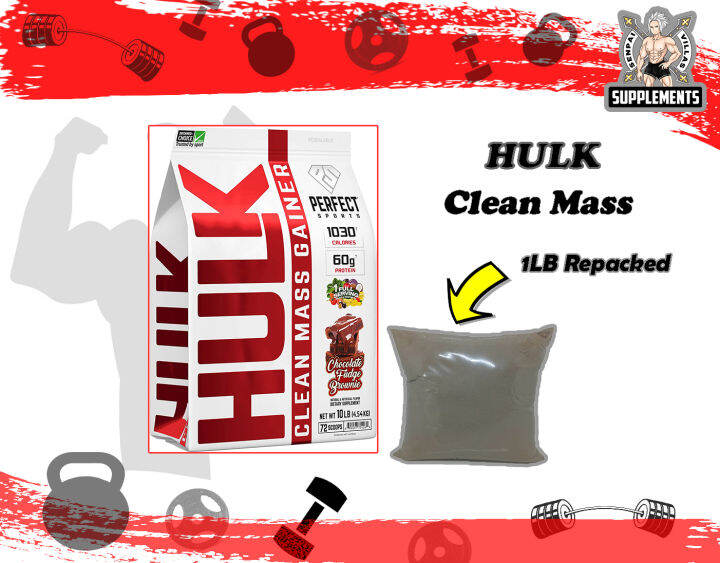 HULK CLEAN MASS GAINER 1LB | Lazada PH