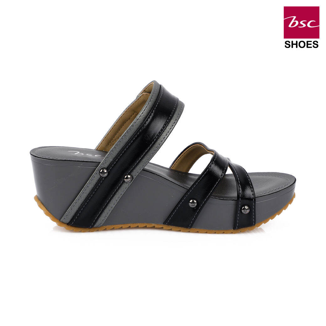 BSC Shoes รองเท้าสไตล์ platfrom รุ่น BSW01 | Lazada.co.th