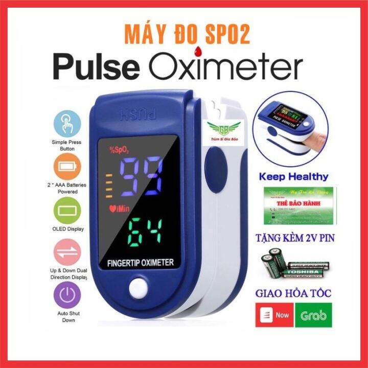 Máy đo nồng độ oxy Pulse Oximeter LK87 (đo SpO2, đo nhịp tim) | Lazada.vn