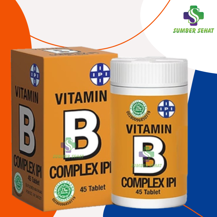 VITAMIN B COMPLEX IPI BOTOL 45 TABLET | Lazada Indonesia