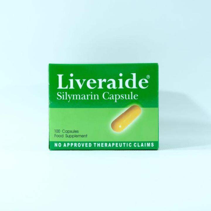 Liveraide silymarin capsules 100's | Lazada PH