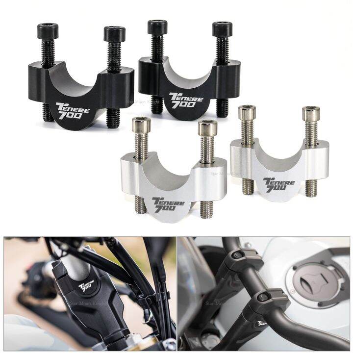 For Yamaha Tenere 700 Tenere700 XTZ 700 XT700Z 2019 - Motorcycle Handlebar Risers Clamp Mounting ...