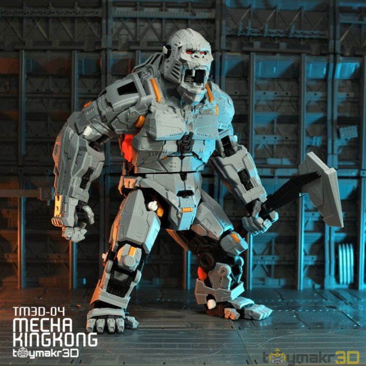 Mecha KING KONG PREMIUM 3D Model TM (FILE ONLY not actual toy) with ...