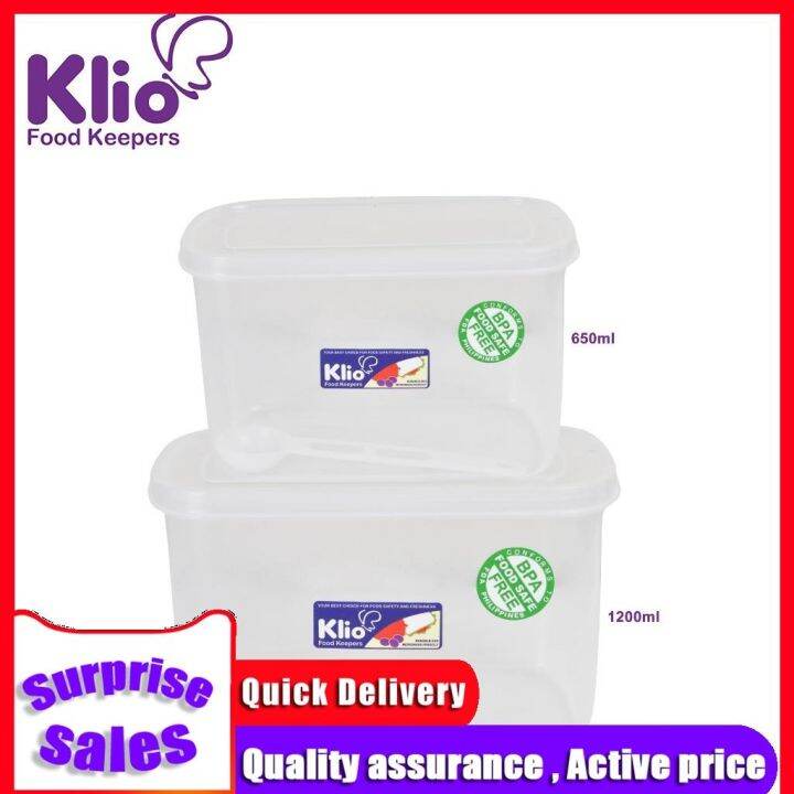 KLIO by Winland Rectangular Stackable Food Keeper Seal Ware ...